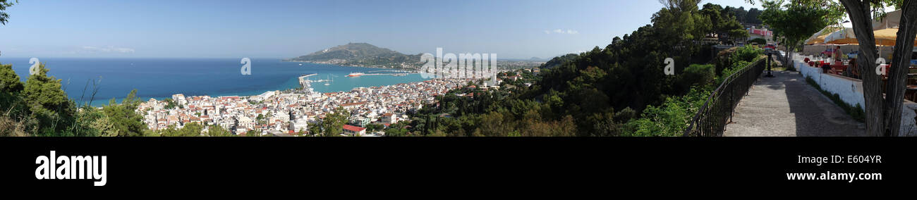 Zante, Greece - Bochali, hilltop village suburb of Zakynthos town ...