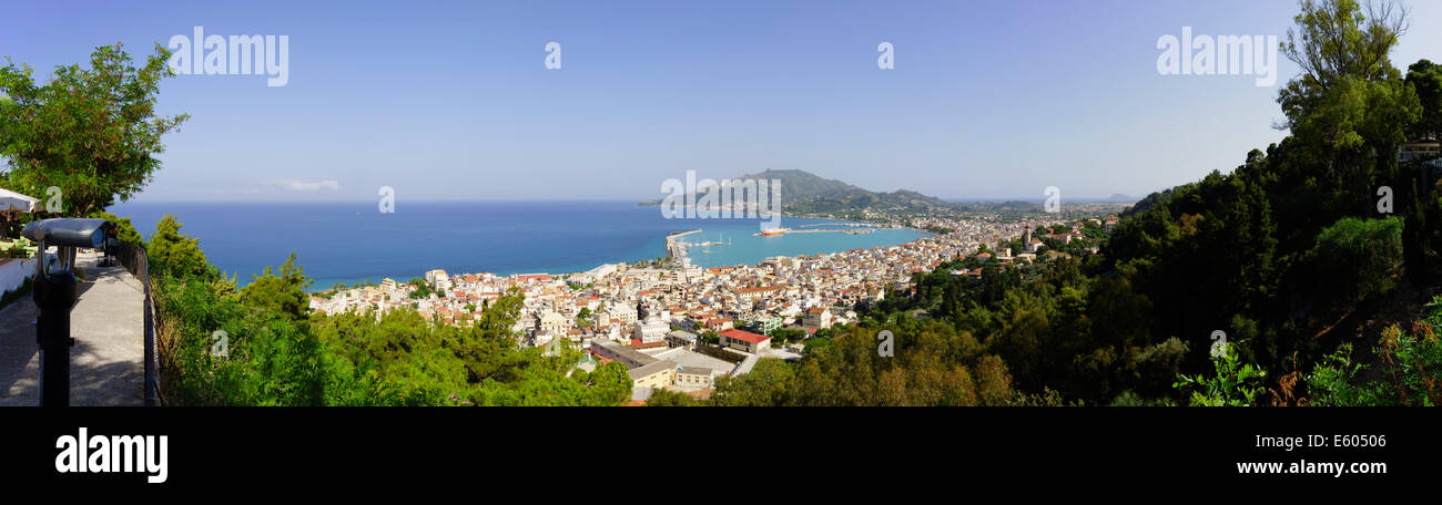 Zante, Greece - Bochali, hilltop village suburb of Zakynthos town ...