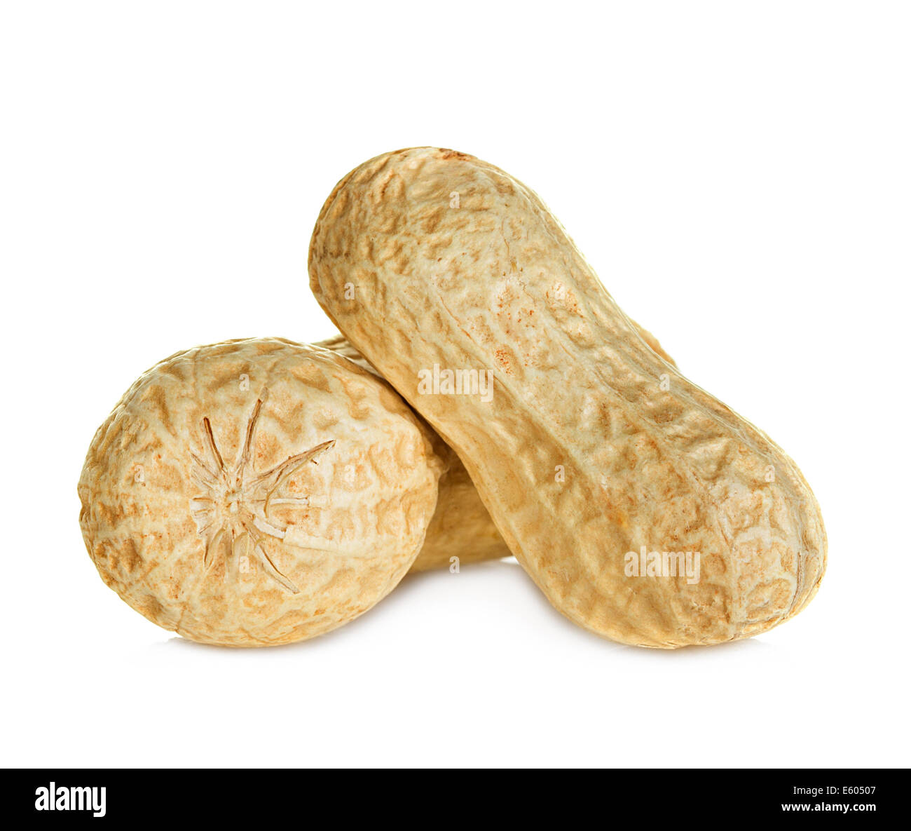 peanuts isolated on white background Stock Photo - Alamy