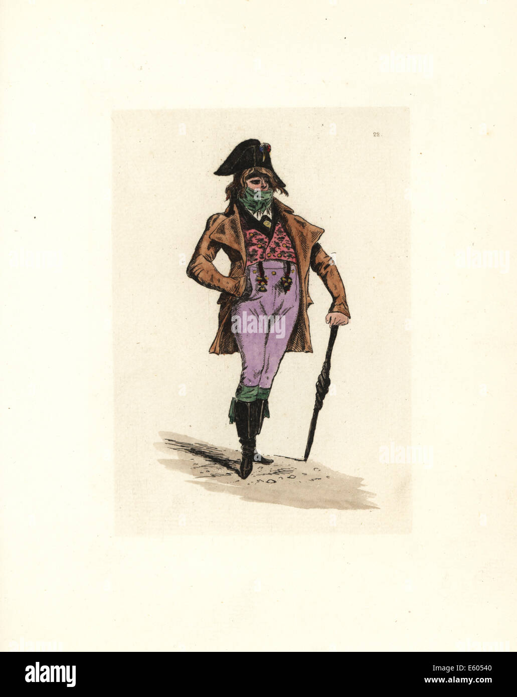 Costume of a Commis Marchand (assistant merchant), Incroyable Stock ...