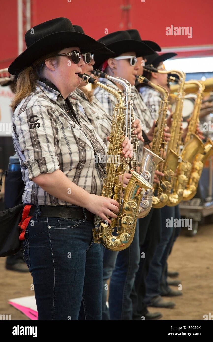 Calgary Stampede band Stock Photo - Alamy