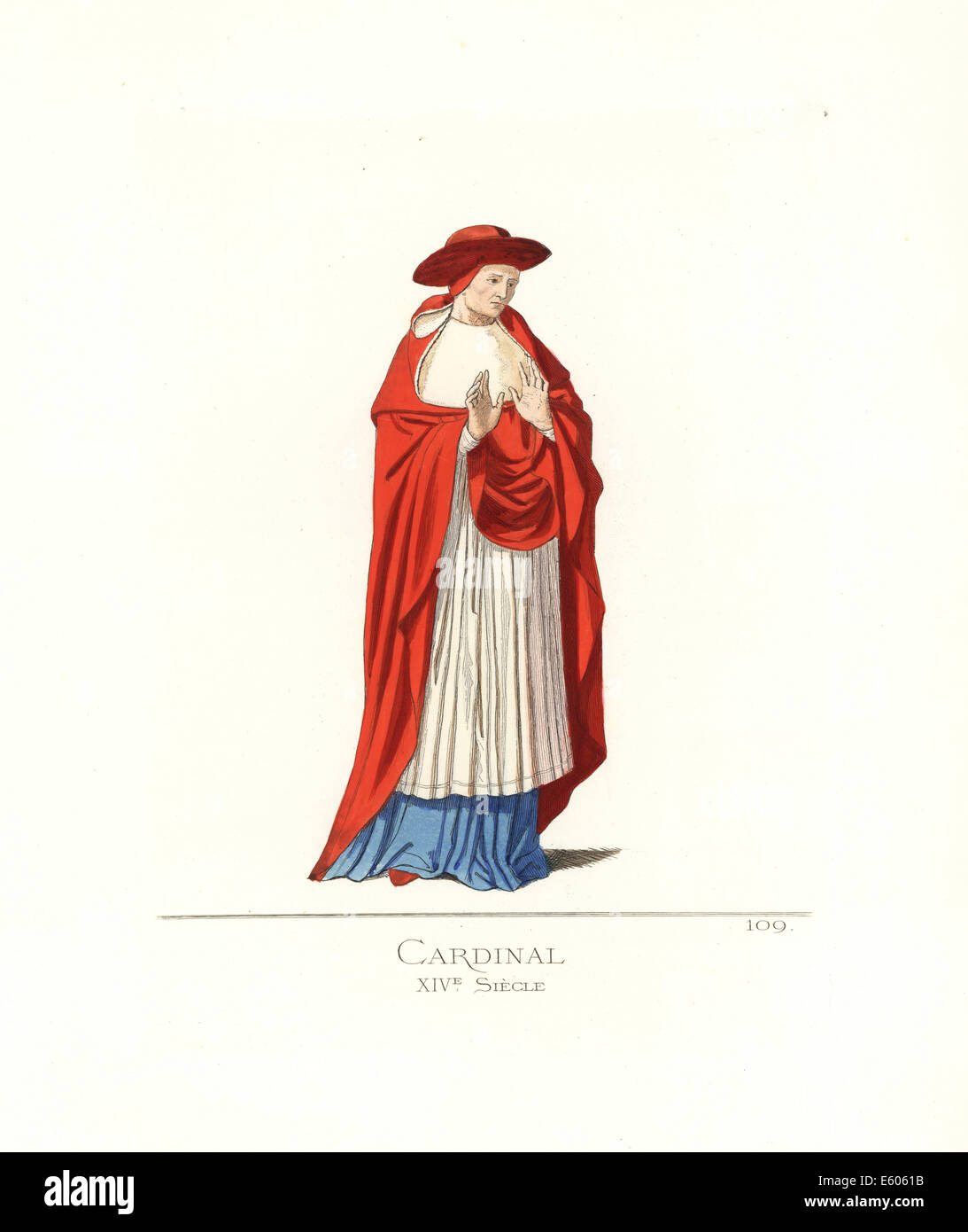 Vestment of an Italian cardinal, 14th century Stock Photo - Alamy