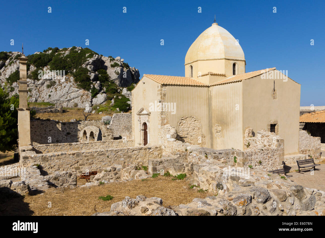 Zante, Greece - the Monastery of St Dyonisos on Mount Skopos, Vassiliki ...