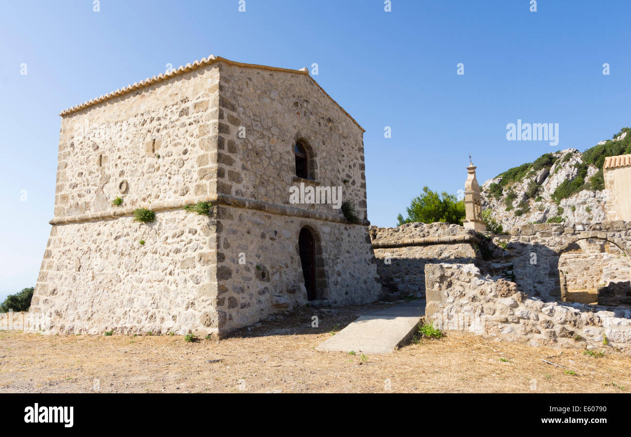 Zante, Greece - the Monastery of St Dyonisos on Mount Skopos, Vassiliki ...