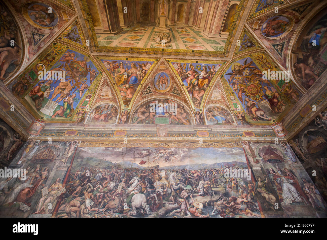 Vatican museum room in Rome Italy Stock Photo - Alamy