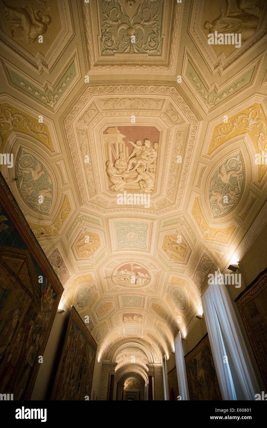 Vatican museum room in Rome Italy Stock Photo - Alamy