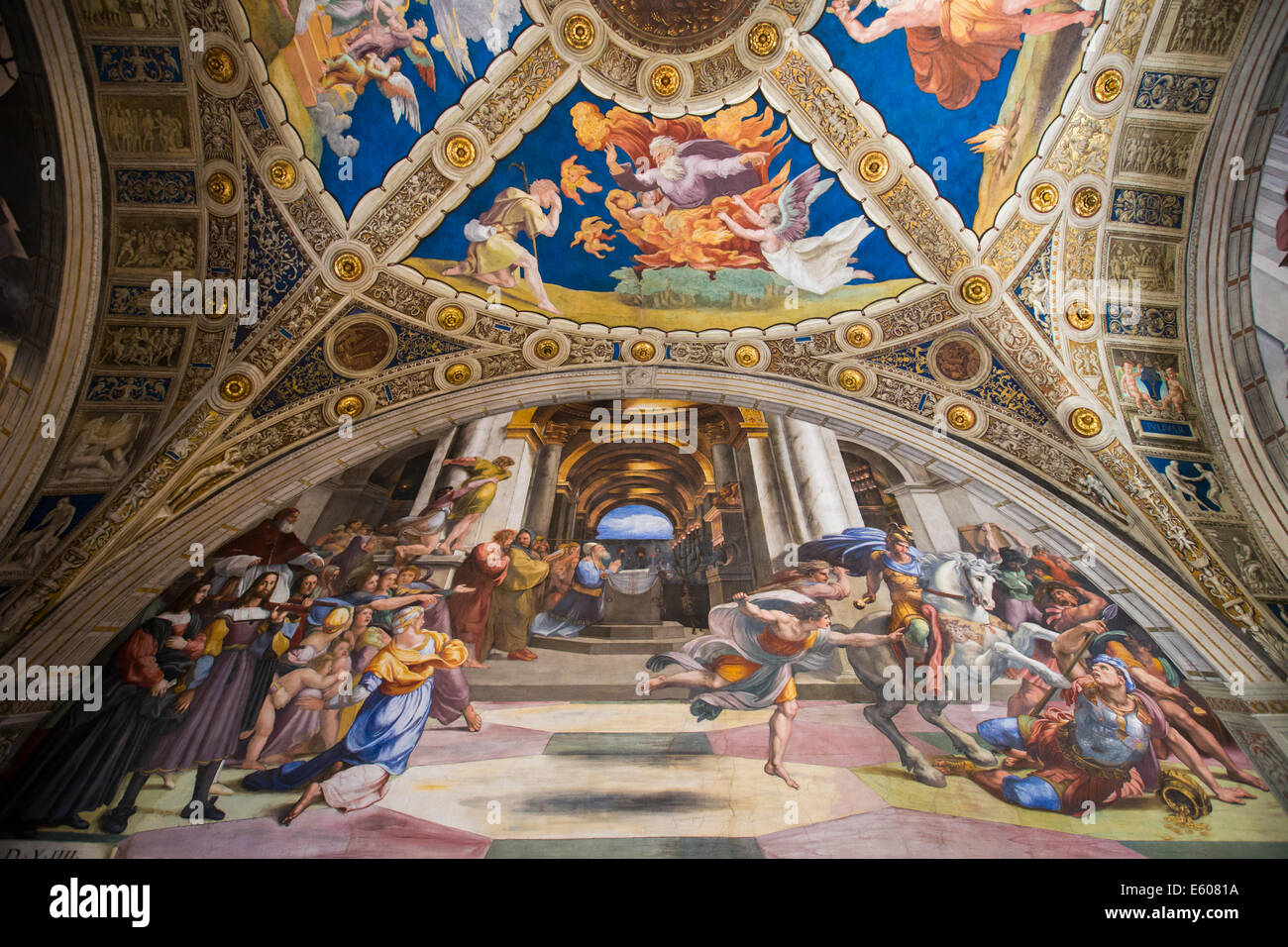 Vatican museum room in Rome Italy Stock Photo - Alamy
