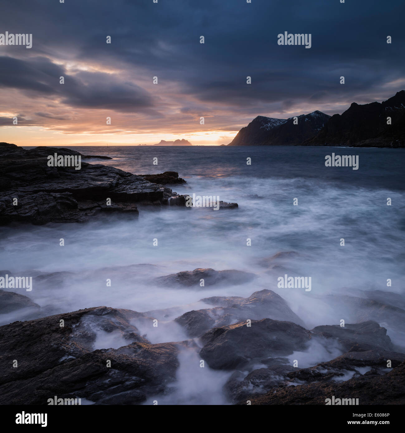 Norwegian winter sunset High Resolution Stock Photography and Images ...