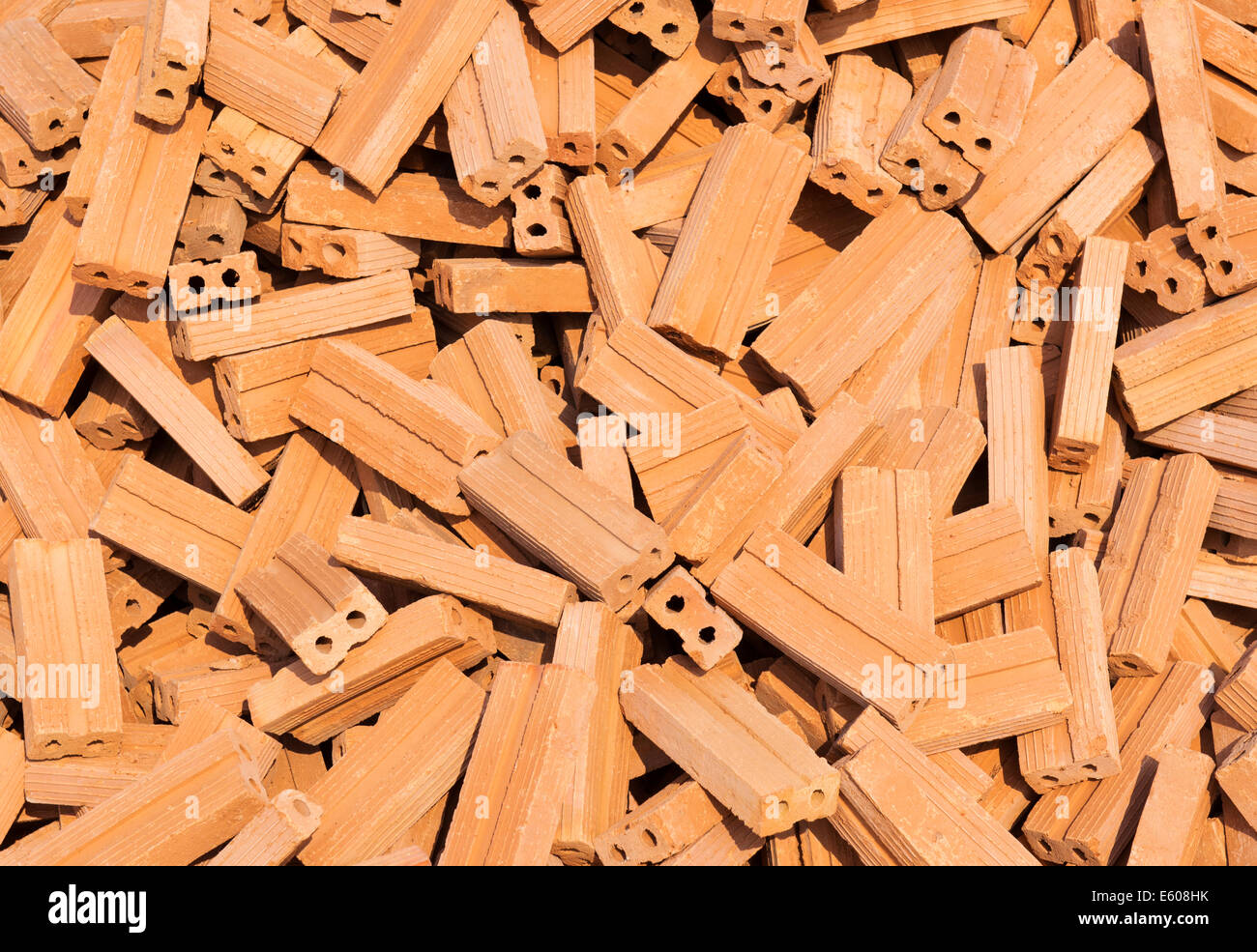 Heap of bricks Stock Photo - Alamy