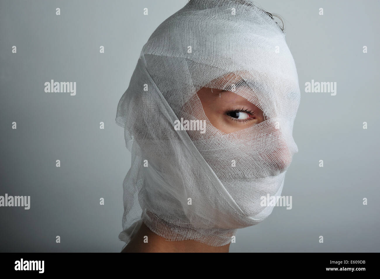 Bandaged Face High Resolution Stock Photography and Images - Alamy