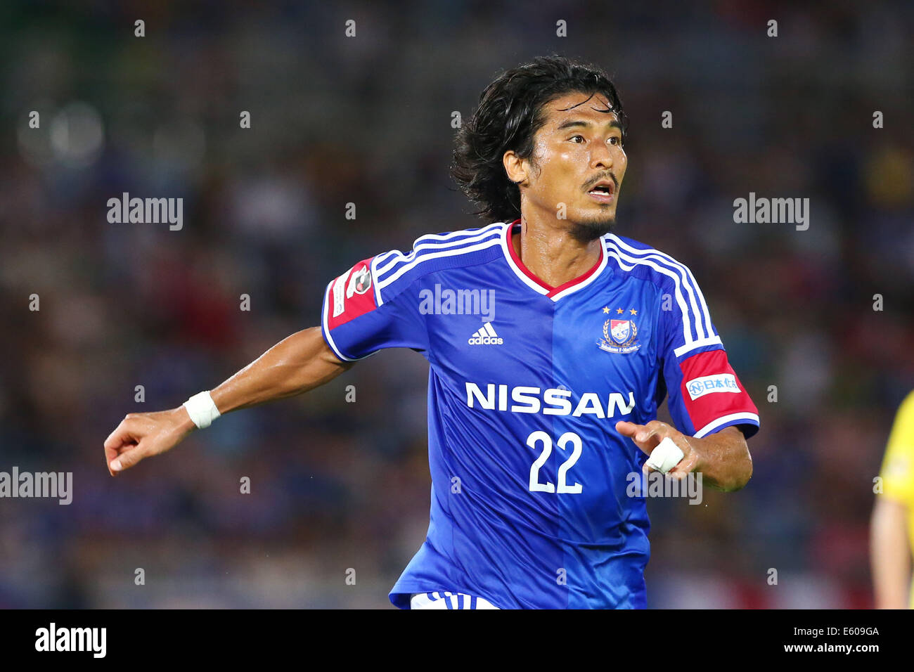 Nissan Stadium, Kanagawa, Japan. 9th Aug, 2014. Yuji Nakazawa (F ...