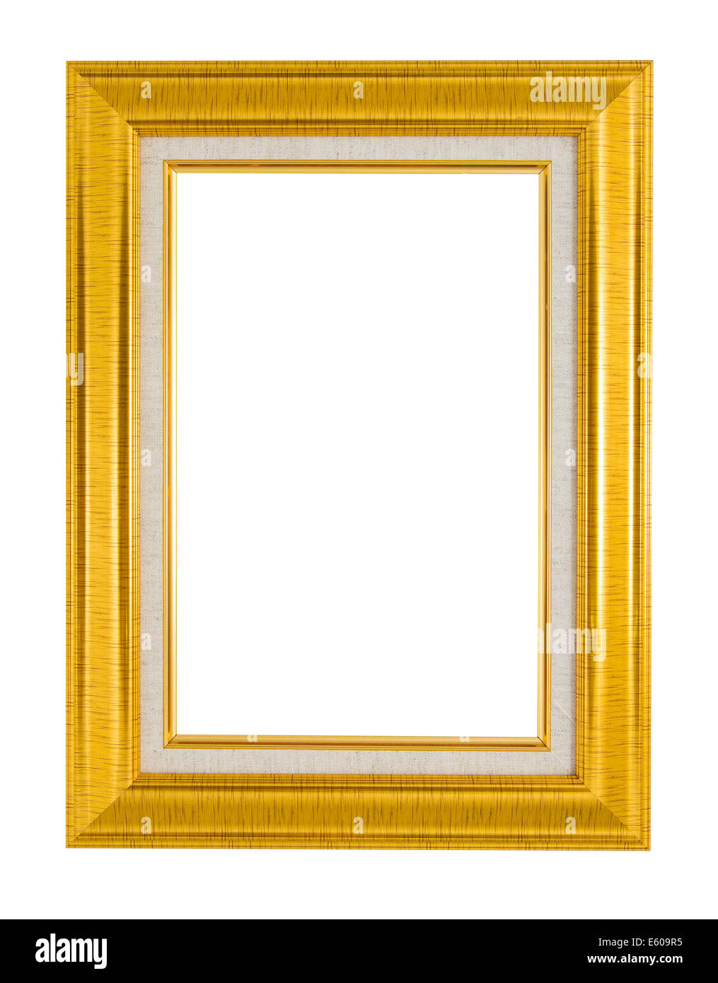 Gold picture frame Stock Photo - Alamy