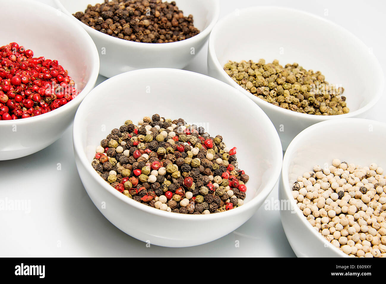 Spices india white background hi-res stock photography and images - Alamy