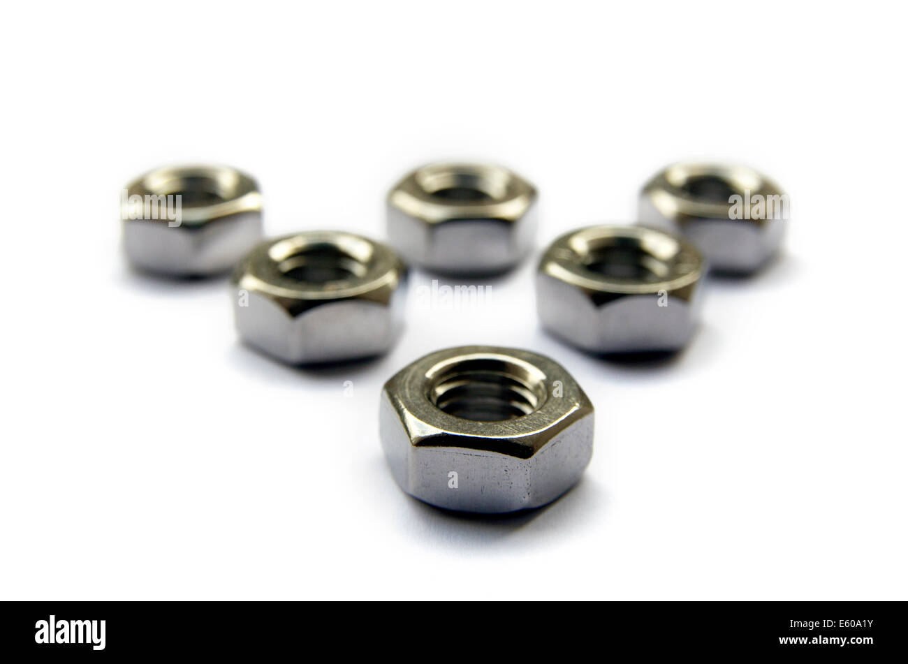 Nuts Isolated On White Background Stock Photo - Alamy