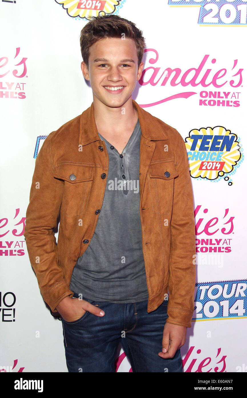 Los Angeles, California, USA. 9th Aug, 2014. Gavin Macintosh attends ...