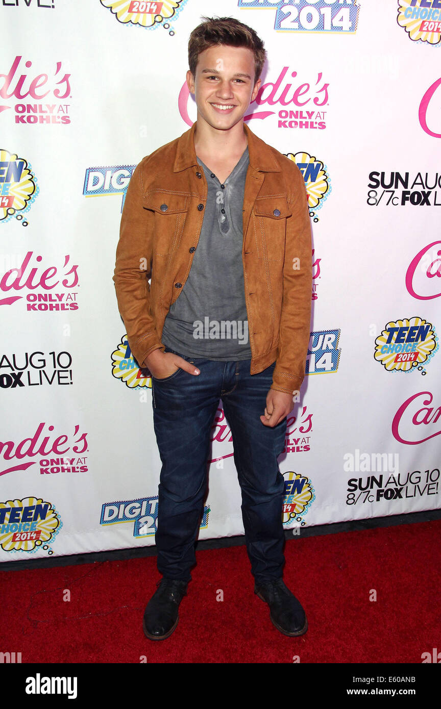 Los Angeles, California, USA. 9th Aug, 2014. Gavin Macintosh attends ...