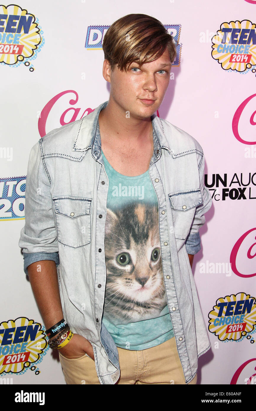 Los Angeles, California, USA. 9th Aug, 2014. Austin Anderson attends ...