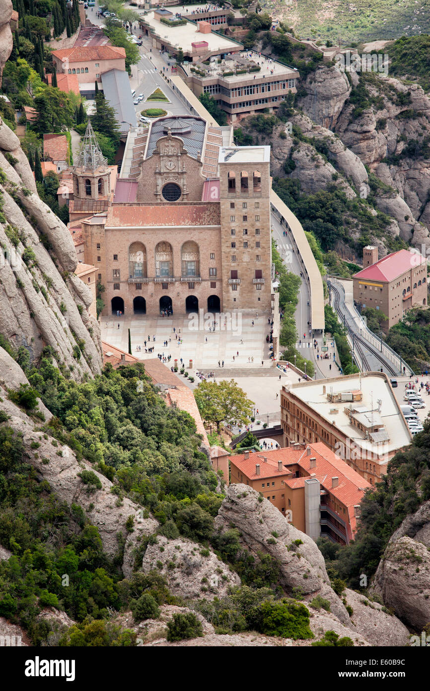 View from montserrat monastery hi-res stock photography and images - Alamy