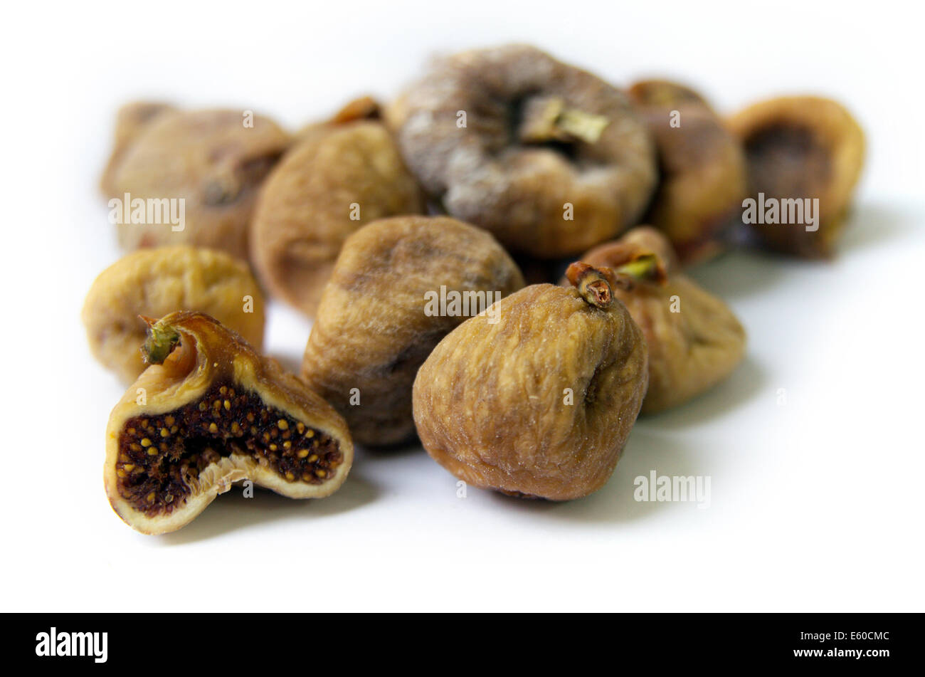 Dried fresh figs on Cut Out Stock Images & Pictures - Alamy