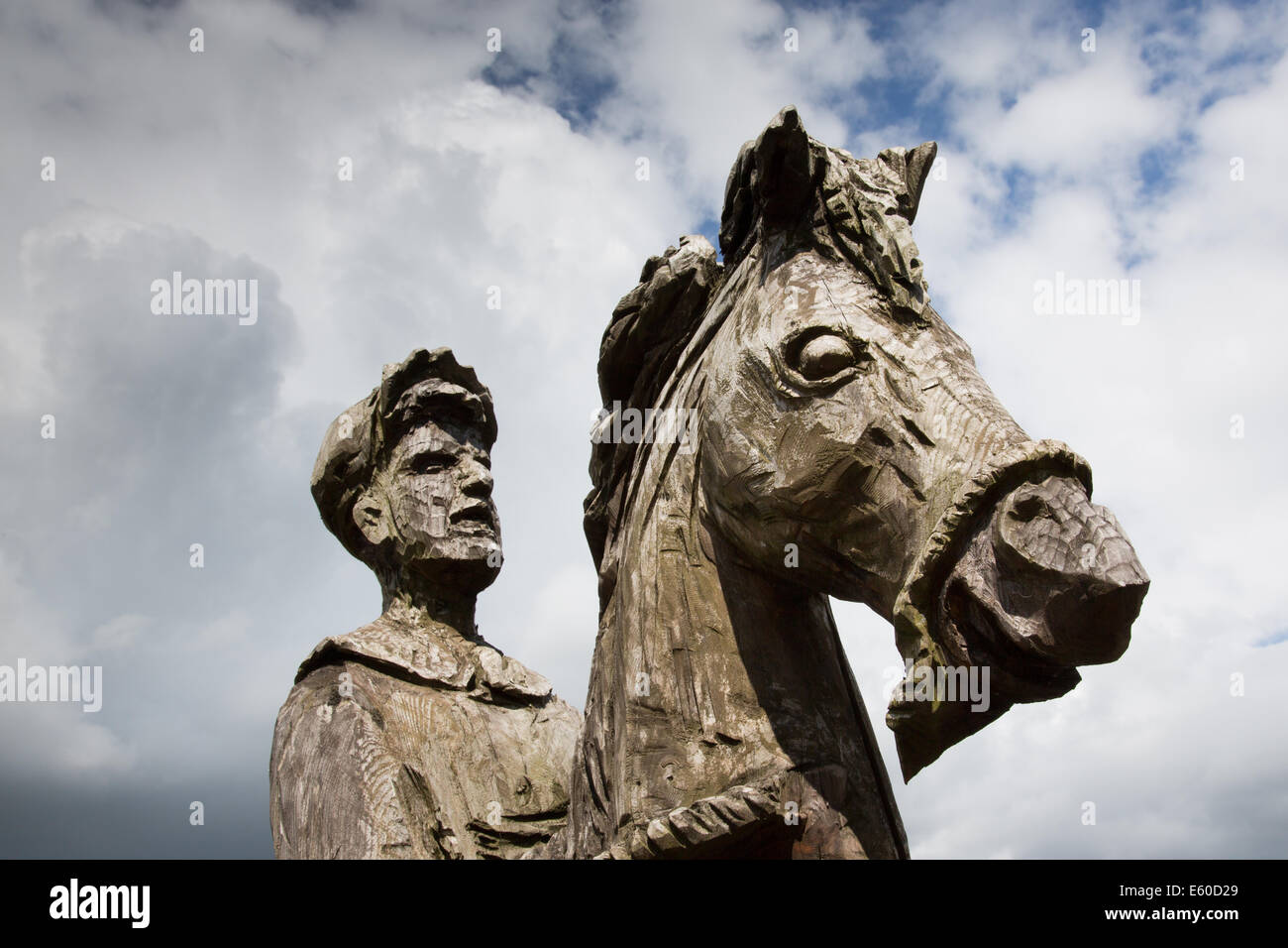 Rebecca daughters riots (against toll roads) sculpture by Simon Hedger ...