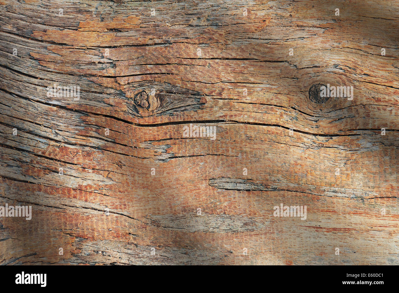 Wood weathered plank brown texture background. Closeup Stock Photo - Alamy