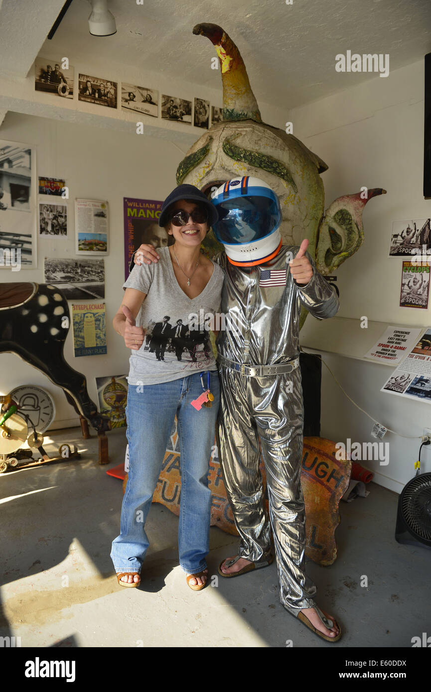 Brooklyn, New York, USA. 9th Aug, 2014. L-R, STACY VOURDERIS, co ...