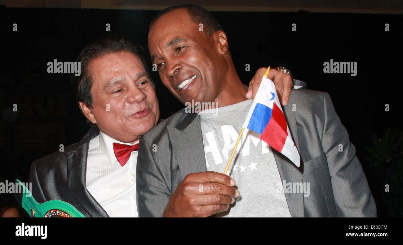 Las Vegas, Nevada, USA. 10th Aug, 2014. Retired professional boxers ...