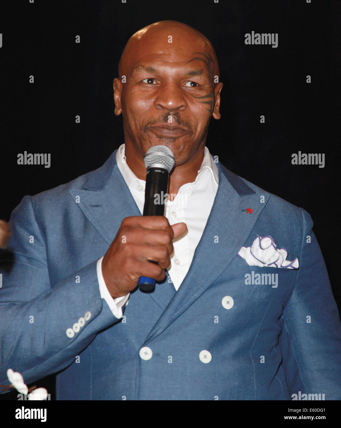 Las Vegas, Nevada, USA. 10th Aug, 2014. Retired professional boxer Mike ...