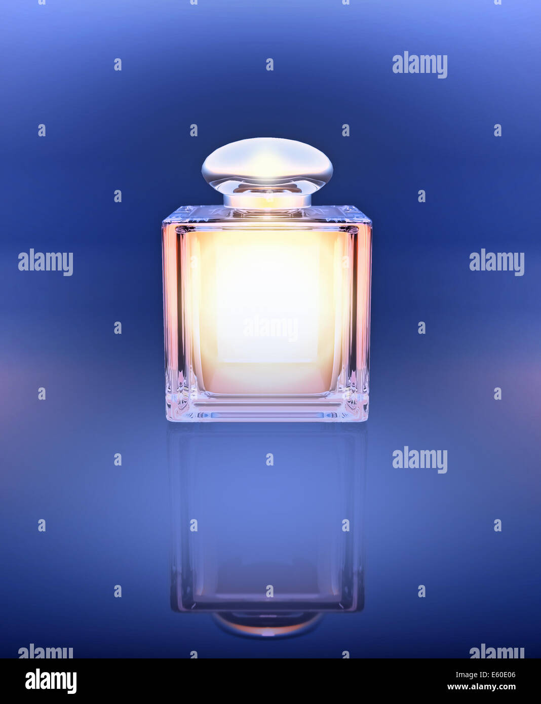 Perfume in a crystal beautiful bottle Stock Photo - Alamy