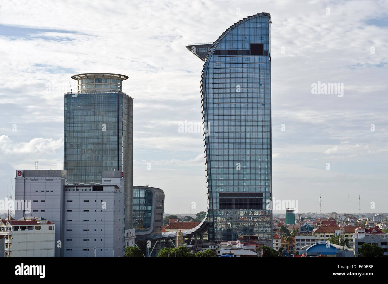 Vatanac tower,Phnom Penh,Cambodia Stock Photo - Alamy