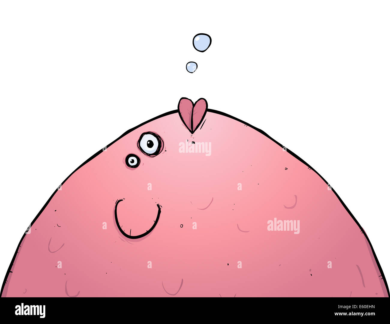 Illustration of a worried looking fish Stock Photo - Alamy