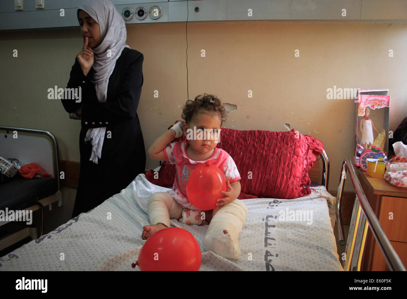 Palestinian charities donated assorted toys to the injured children in ...