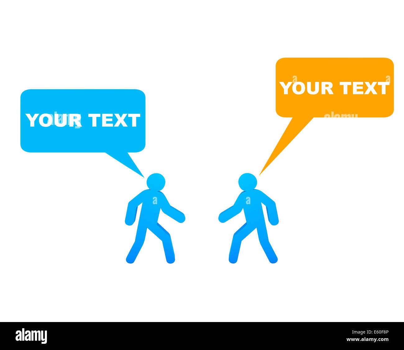 Speech bubble communication Stock Photo - Alamy