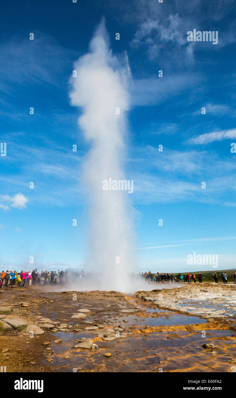 Strokkur geysir exploding hi-res stock photography and images - Alamy