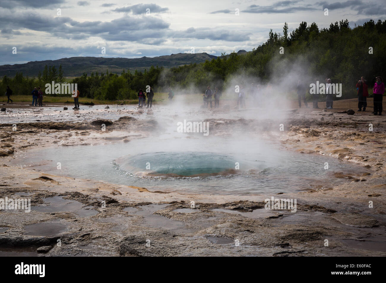 Strokkur geysir pressure bubble High Resolution Stock Photography and ...
