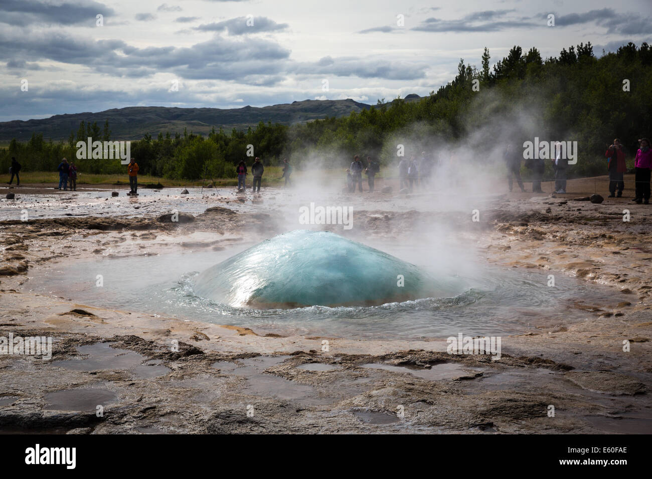 Strokkur geysir pressure bubble High Resolution Stock Photography and ...