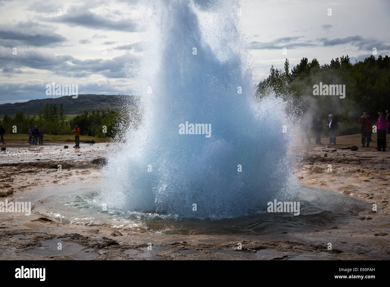 Strokkur geysir exploding hi-res stock photography and images - Alamy