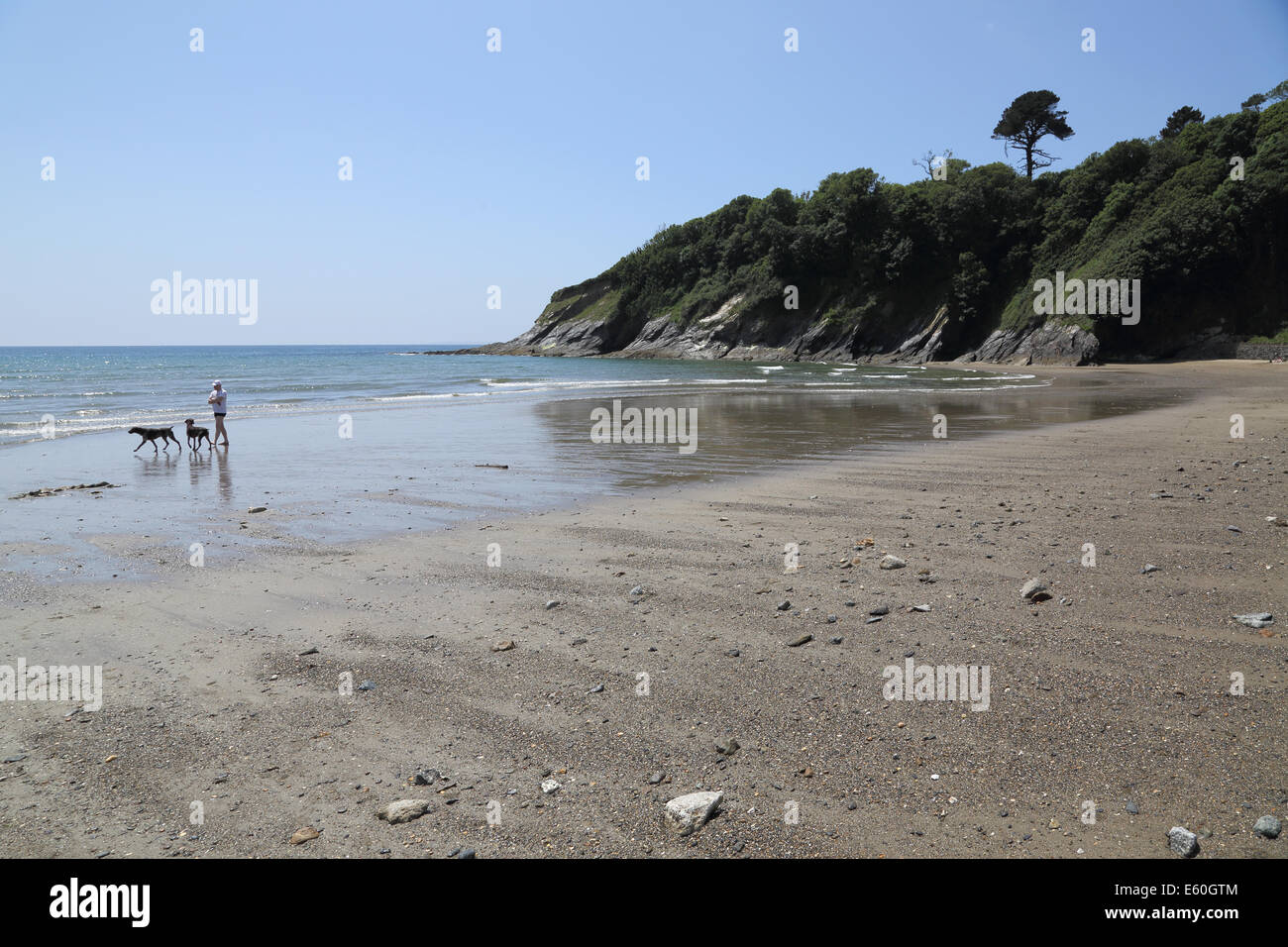 Porthluney bay beach hi-res stock photography and images - Alamy