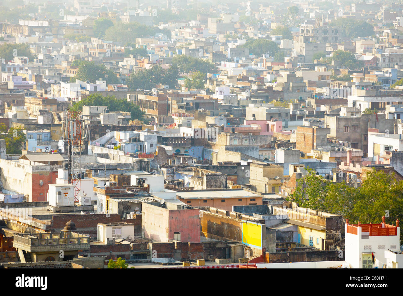 India rooftop skyline hi-res stock photography and images - Alamy