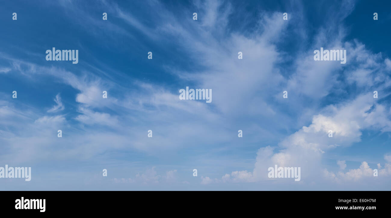 Beautiful daytime sky with clouds - natural background Stock Photo - Alamy