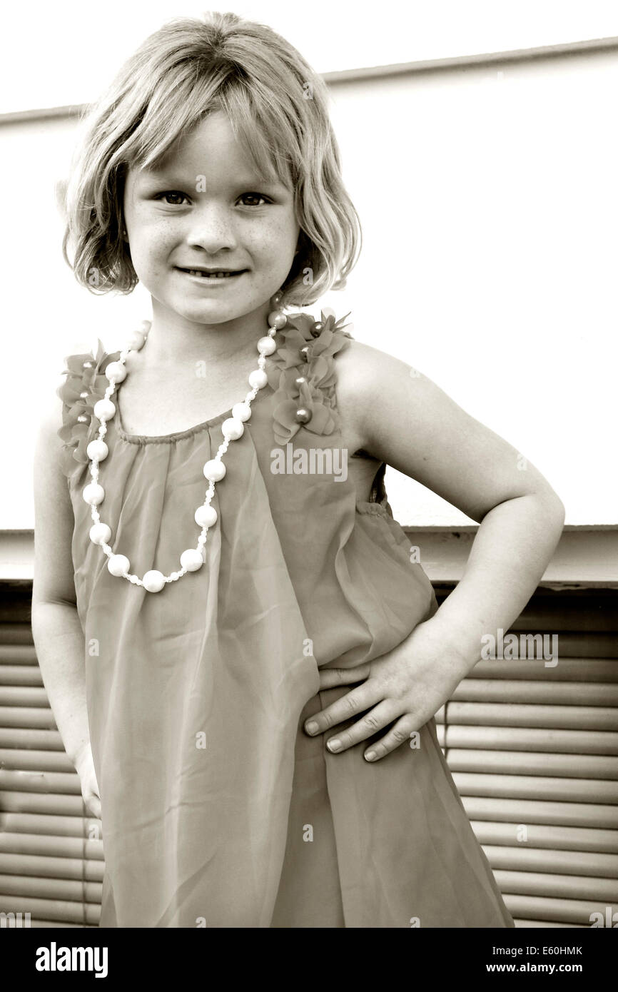 Little Girl Posing Stock Photo - Alamy Little Girl Posing Stock Photo - Alamy