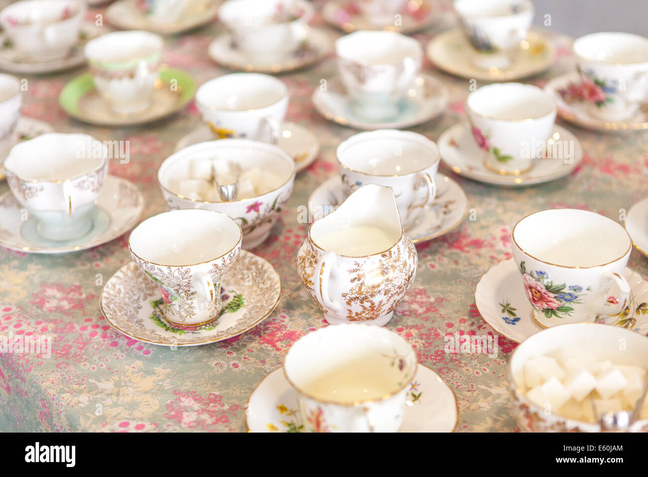 vintage afternoon tea Stock Photo - Alamy