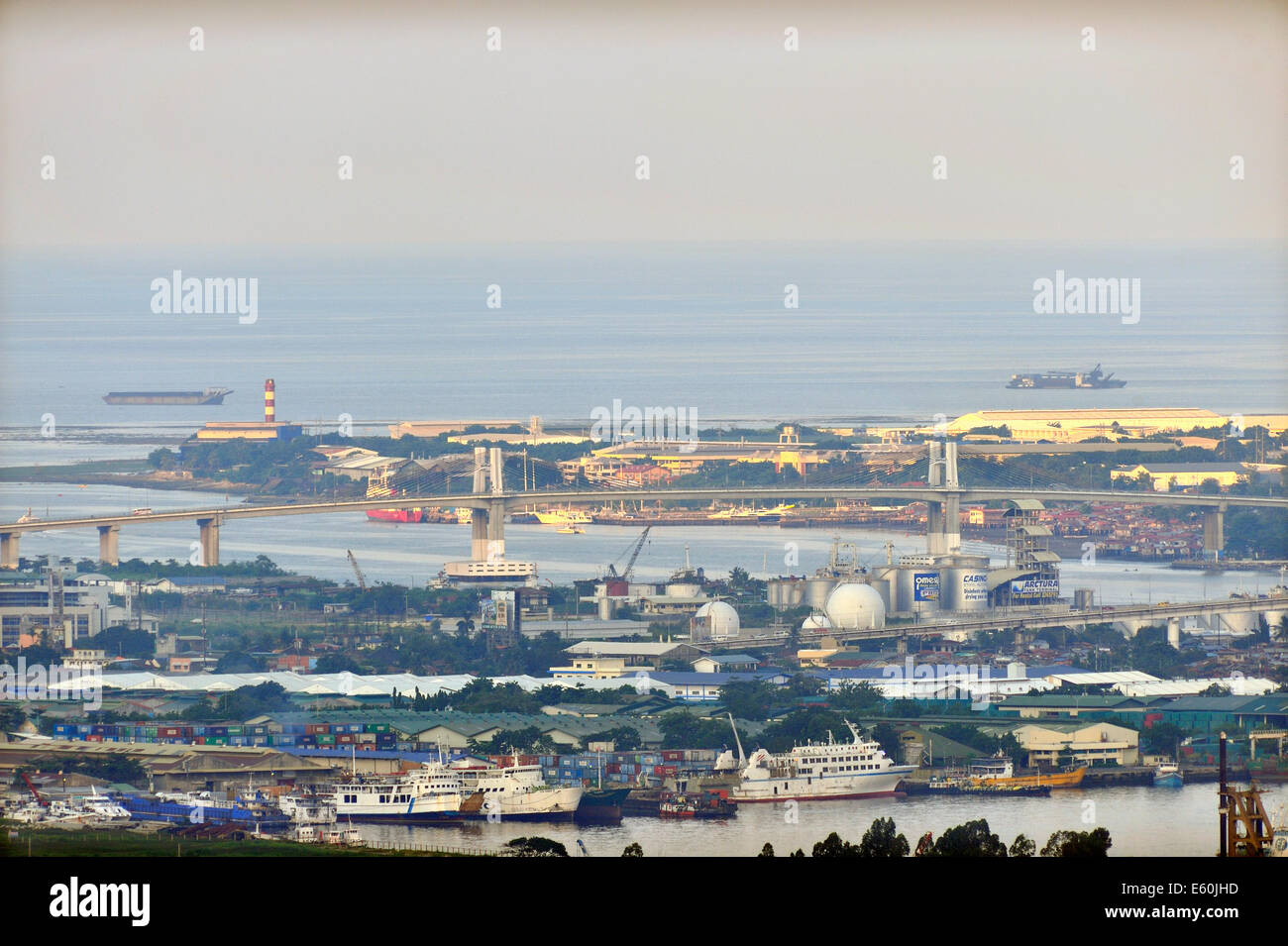Marcelo Fernan Bridge Mandaue Mactan Island Cebu Philippines Stock ...