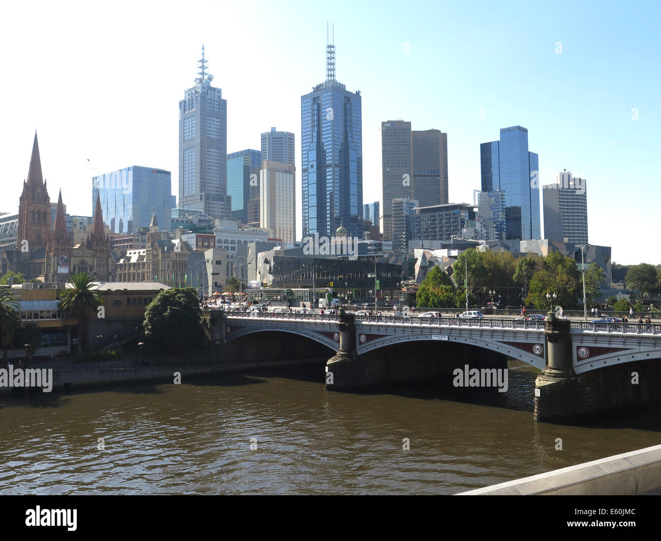Melbourne City Centre Stock Photo - Alamy