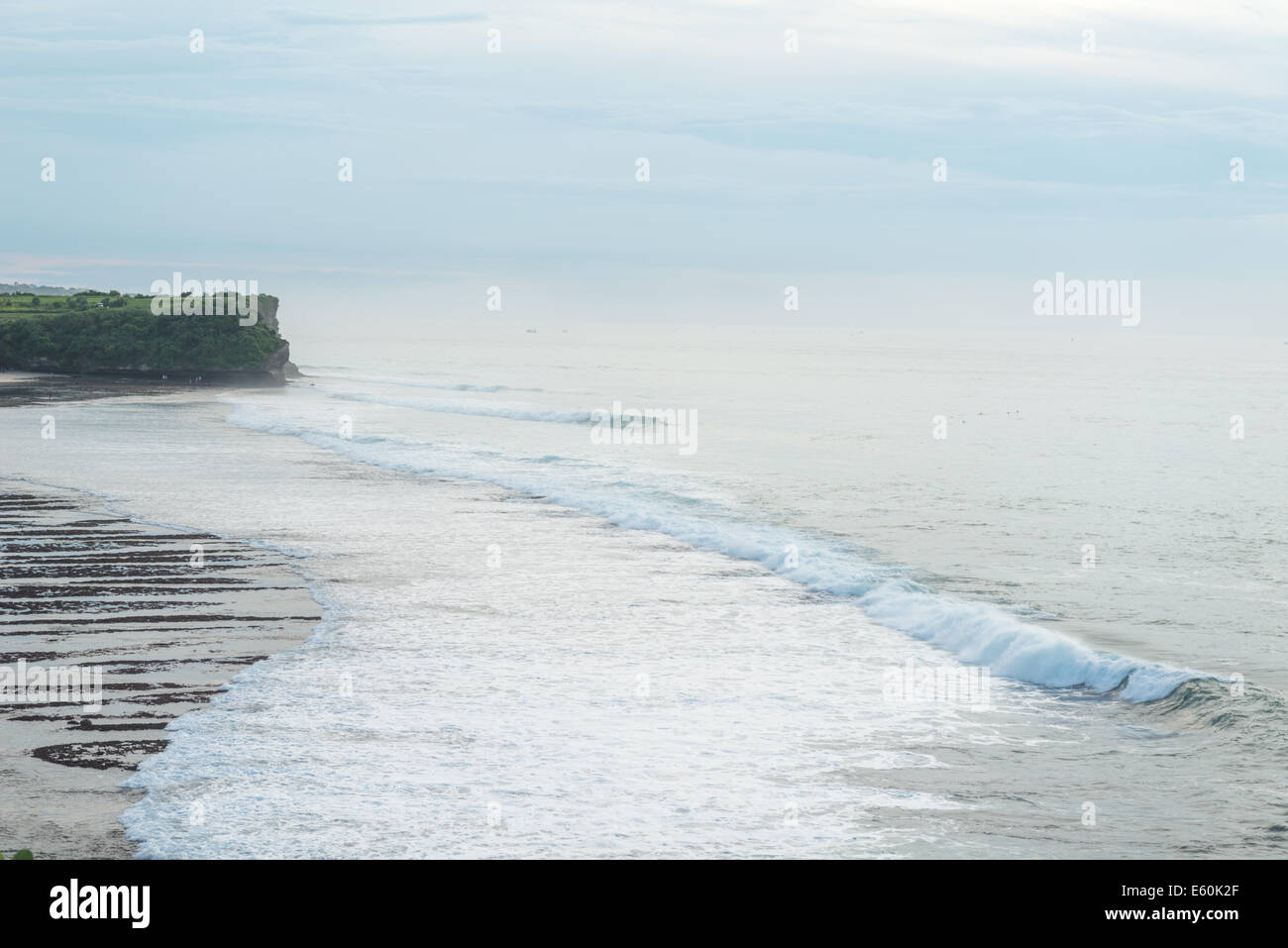 View from above of ocean coast at Bali island, Indonesia Stock Photo ...