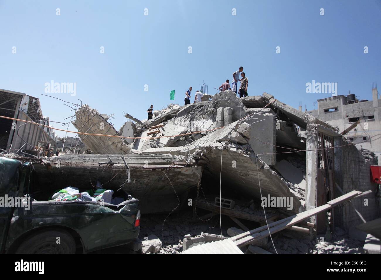 Nuseirat, Gaza Strip, Palestinian Territory. 10th Aug, 2014 ...
