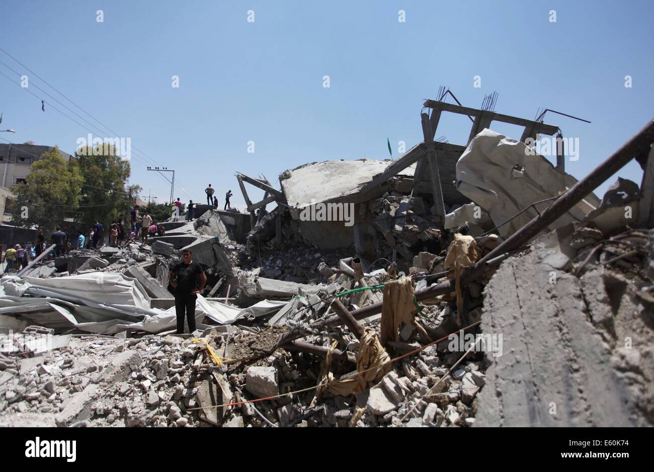 Nuseirat, Gaza Strip, Palestinian Territory. 10th Aug, 2014 ...