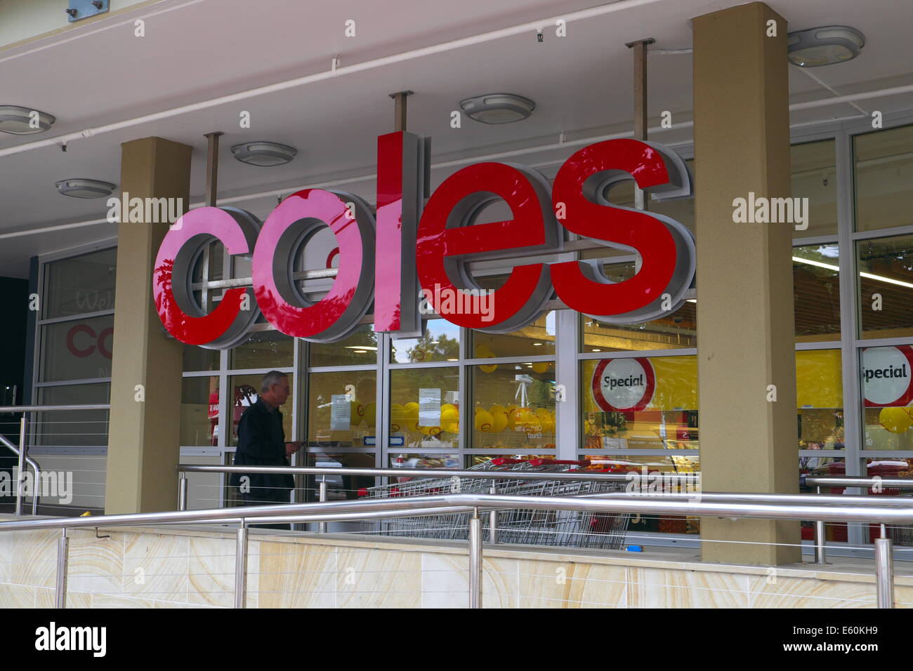 Australian supermarket chain Coles branch in newport, sydney,new south ...