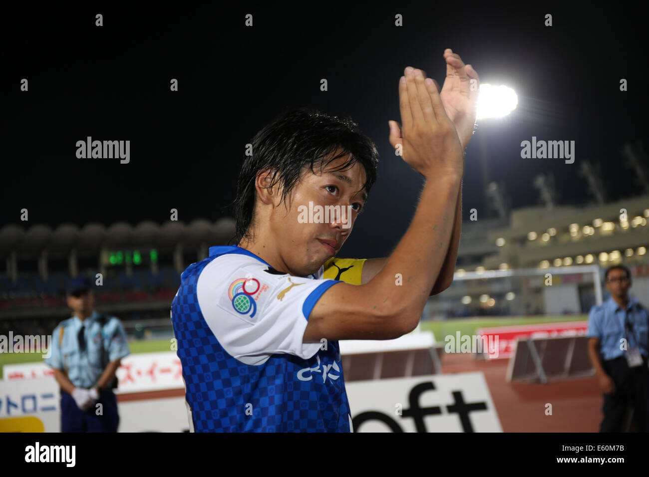 Kawasaki Todoroki Stadium, Kanagawa, Japan. 9th Aug, 2014. Kengo ...