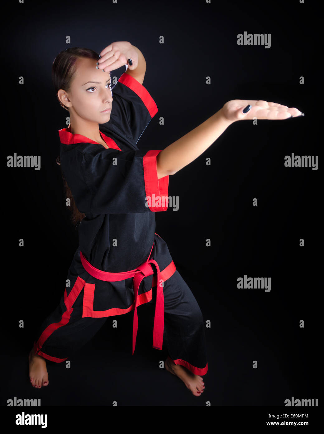 Karate girl hi-res stock photography and images - Alamy